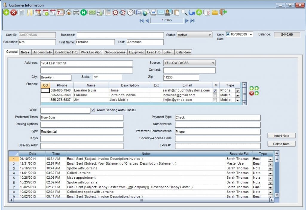 Customer Information Management | Thoughtful Systems - Field Service ...